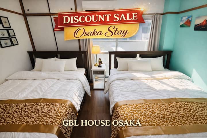 Nipponbashi Apt/6 Guests/ Near Kuromon/usj/namba - Ōsaka