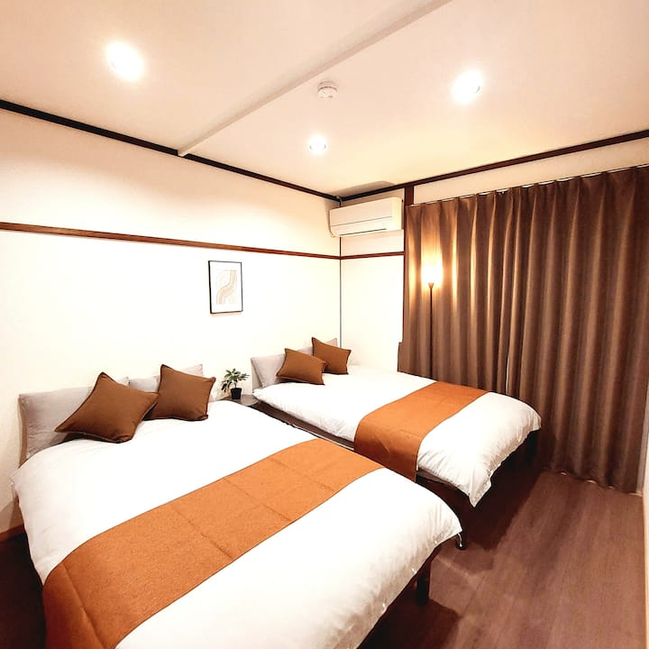 New 熊本城近く／繁華街へ車で10分
バス停すぐ／商業施設充実
長期滞在も歓迎／駐車場無料/102 - Kumamoto