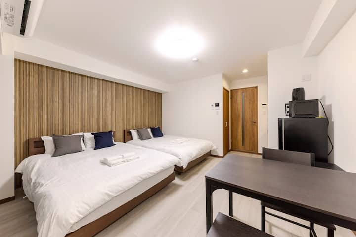 【大正P1-03/max4ppl】1dk/2beds/direct From Kix/9796 - Ōsaka