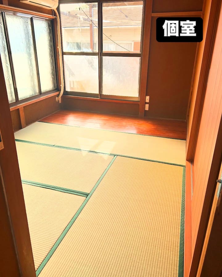 <個室>女性一人旅にもおすすめの清潔感のある、日本文化が感じられるゲストハウス - Kawagoe
