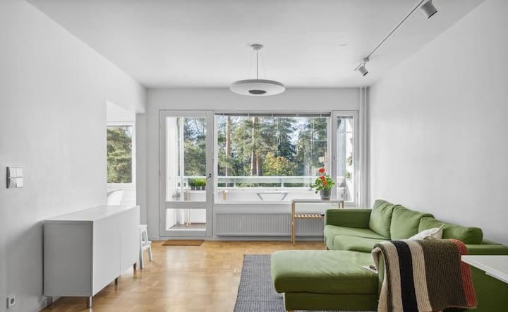 Cosy Family Apartment In Peaceful  Viherlaakso - エスポー