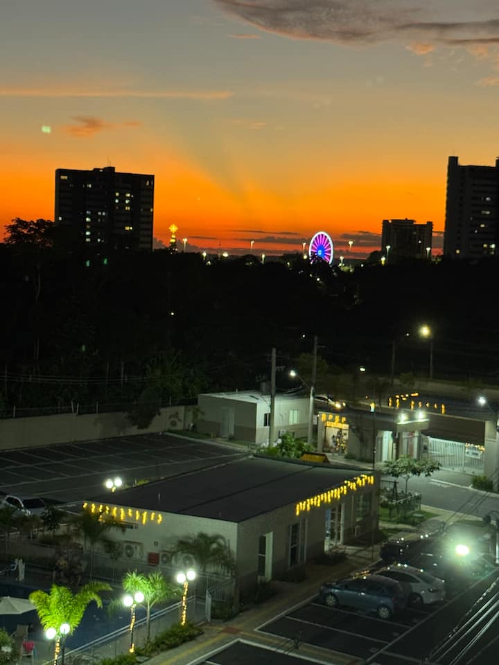 Apartamento Ponta Negra: 2 Qts/2 Banh/100%climatiz - Manaus