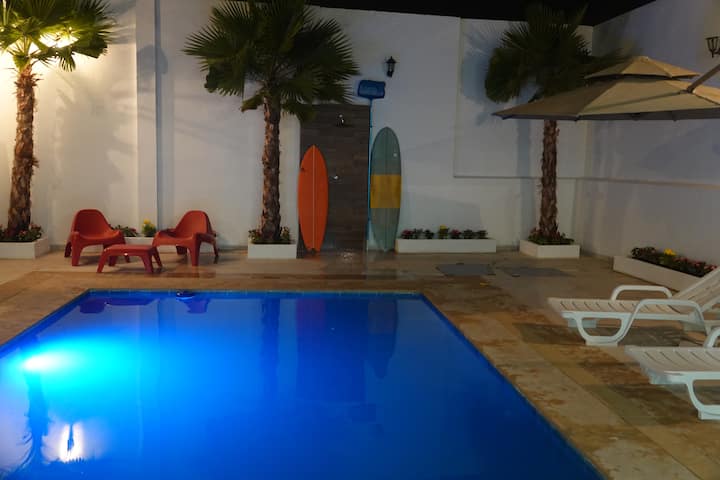 Charmante Villa Avec Piscine Près De La Plage - Tangier