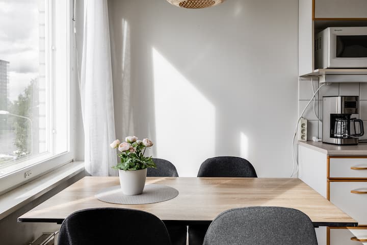 Kotoisa Kaksio 55m2 Keskustassa,
Ratala Free Wifi - Kiiminki