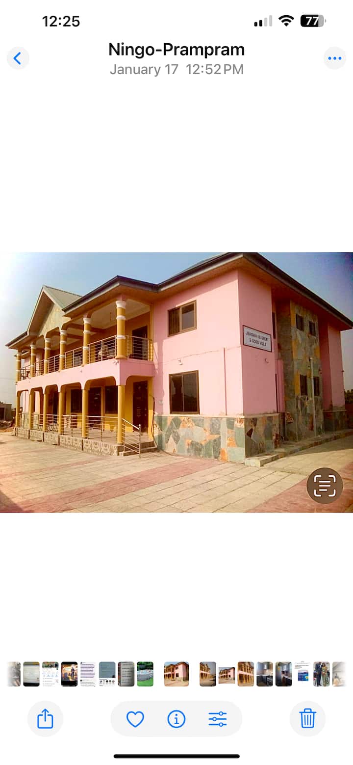 Jehovah Is Great&good Villa Apt#2(starlink& Solar) - Ghana