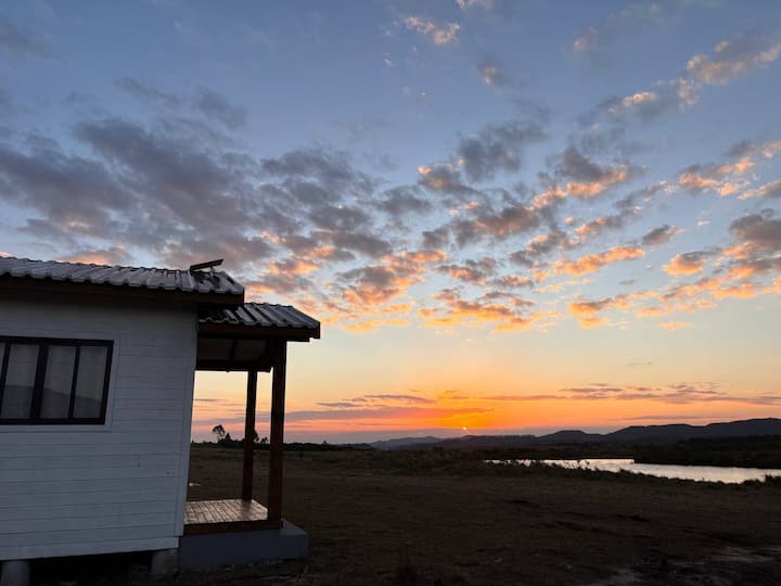 Cabana Com Vista Para Morro Das Torres Em Urupema - Brazil