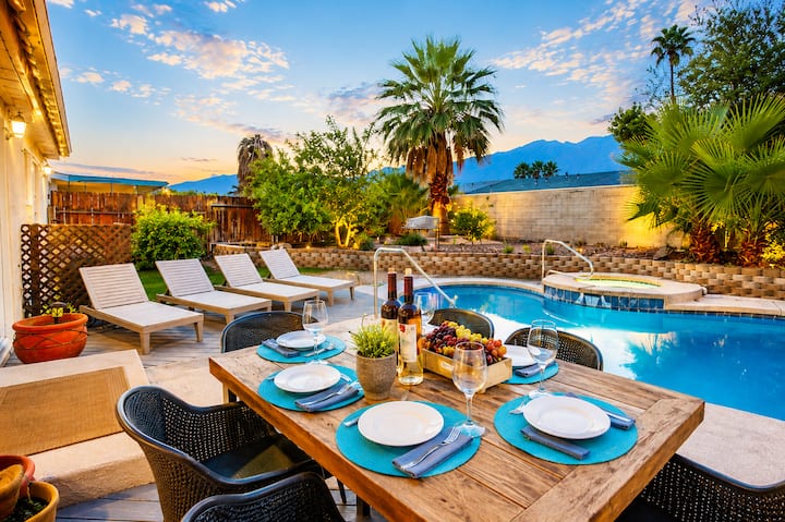 25% Off Aug 20-23 Perfect 4 Families Pool, Jacuzzi - Palm Springs, CA