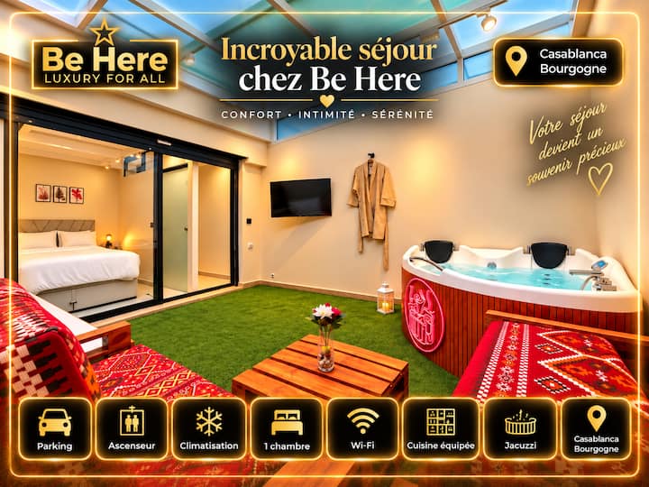 Studio Luxe & Romantique Jacuzzi Privé Bourgogne - Kasablanka
