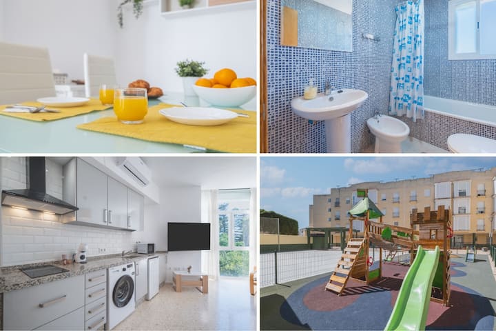 Moderno Apartamento Luminoso Con Parque Infantil - Jerez de la Frontera