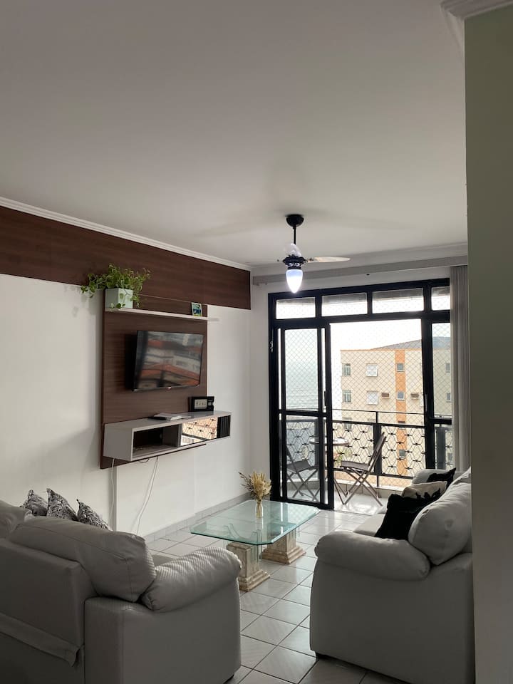 Apartamento Pé Na Areia – Praia Grande, Vila Tupi - Praia Grande