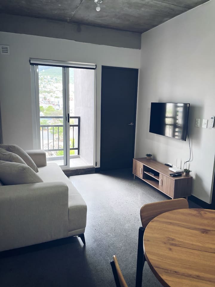 Departamento Equipado, Cómodo Y Nuevo. El 707 - Monterrey