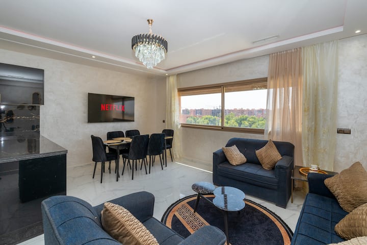 Prestigieux Appart Centre A 7 Min A Pied De Gueliz - Marrakech