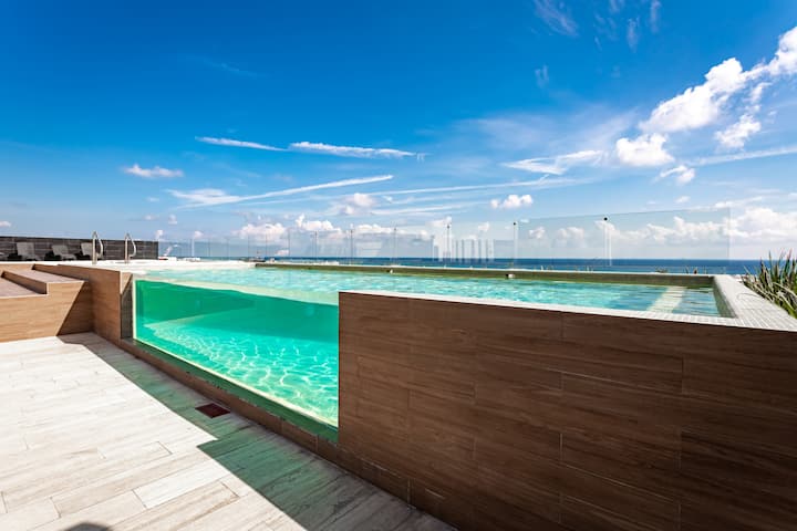 Depa M410 Relajante Y Acogedor A Pasos De La Playa - Mexico