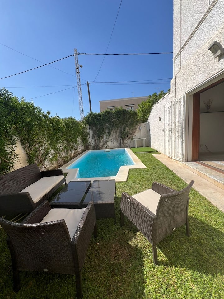 Villa Shéhérazad+ Piscine Privée +Patios +Barbecue - Nabeul‎