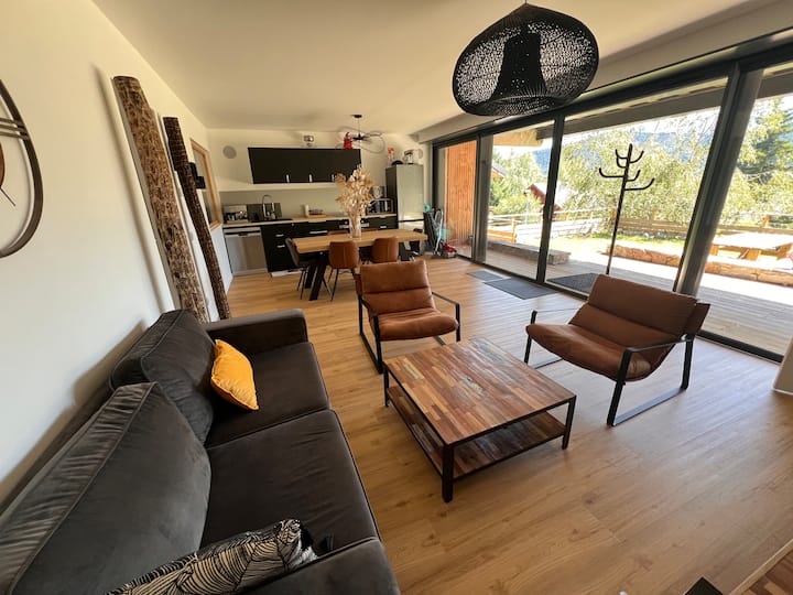 Très Bel Appartement Dans Un Chalet Neuf - Ax 3 Domaines
