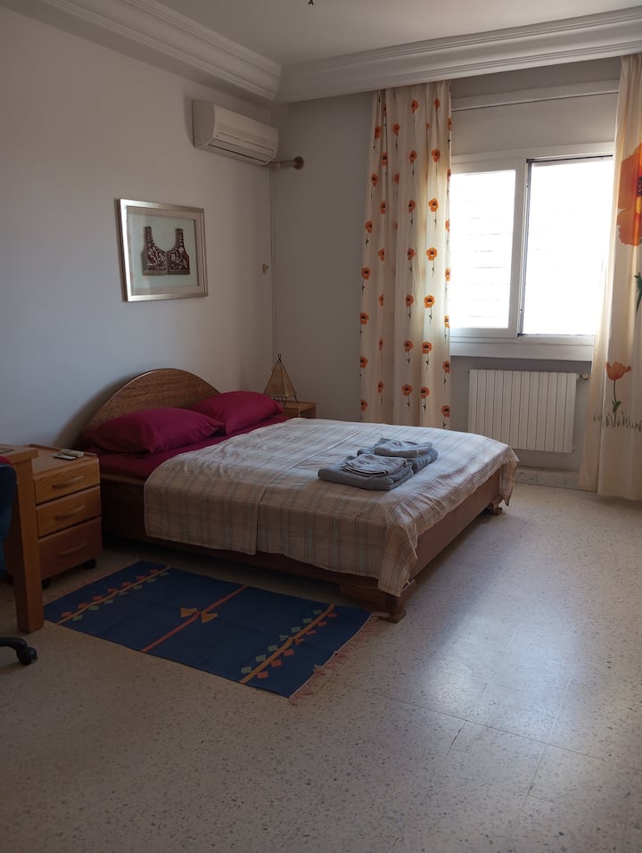 Room Flower 10 Mn To Airport - Tunis