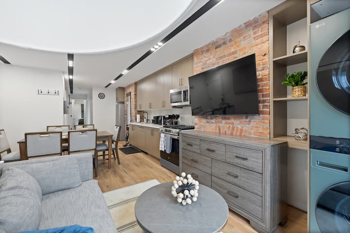 Modern Luxury & Chic 3br/2ba Apt, 20 Min To Nyc - 霍博肯