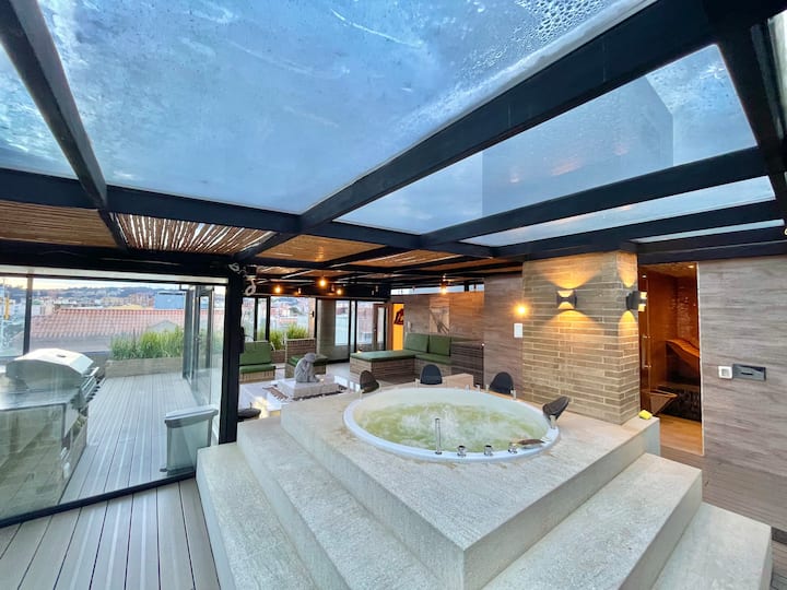 Majestic Pent House Priv. Terrace|gym|jacuzzisauna - Bogotá