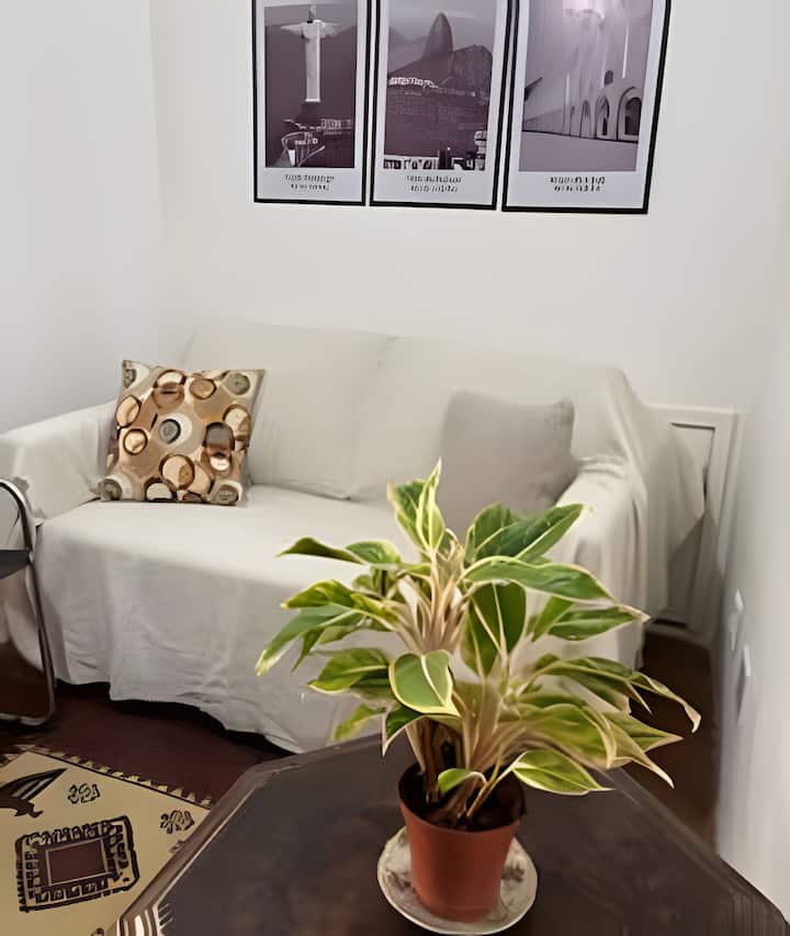 Lindo Quarto E Sala Em Frente Metro Da Carioca - Rio de Janeiro