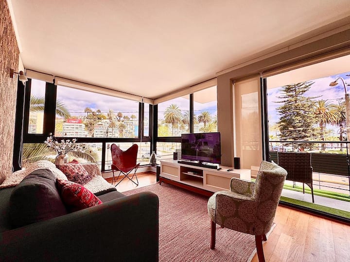 Departamento En Av. San Martín, Viña Del Mar - Viña del Mar