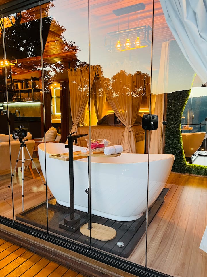 Cabana Romântica Com Vista Incrível - Gramado