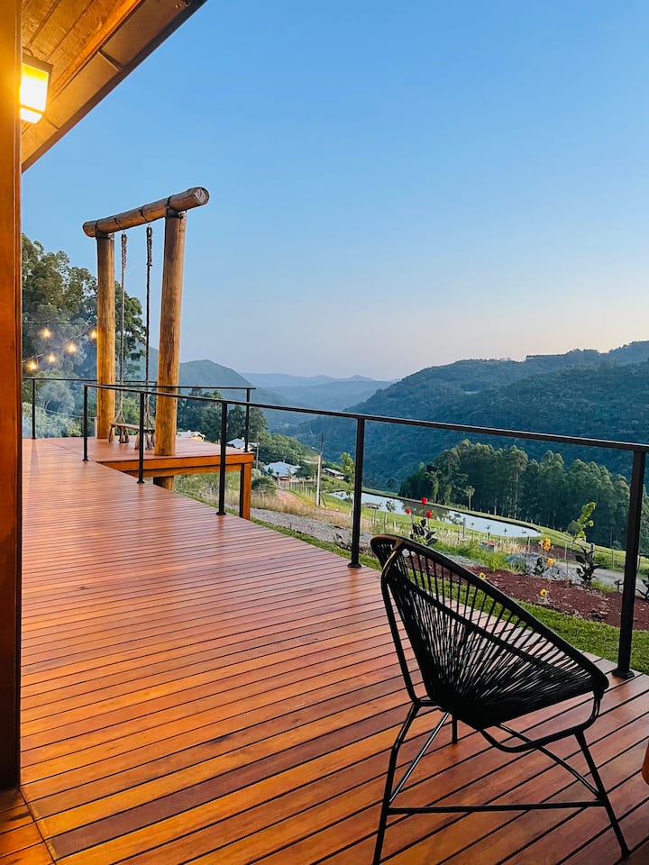 Cabana Romântica Com Vista Incrível - Gramado
