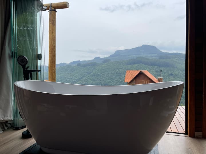 Cabana Com Vista E Balanço Do Infinito • Gramado - Gramado