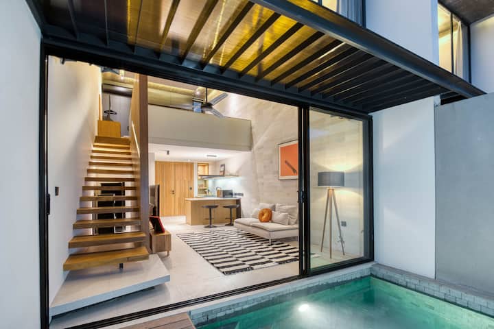 Tegeh Townhouse 6 : Modern 1br Escape In Uluwatu - Jimbaran