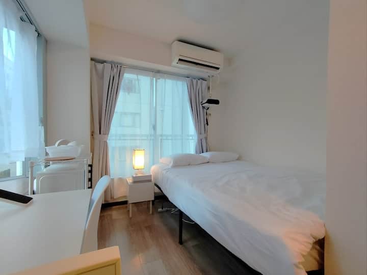 <S501>도톤보리 도보 7분/구로몬시장 난바 지역 근처/닛폰바시역[금연] - Osaka