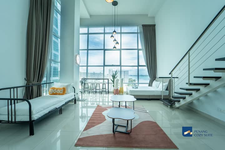 Maritime Luxury Seaview Duplex 2carparks - Perai