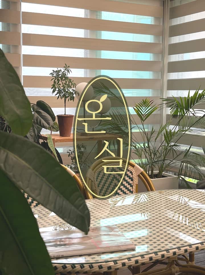 [신규오픈] 온실 | 햇살 가득 테라스, 싱그러운 식물과 자연광 - Paju-si