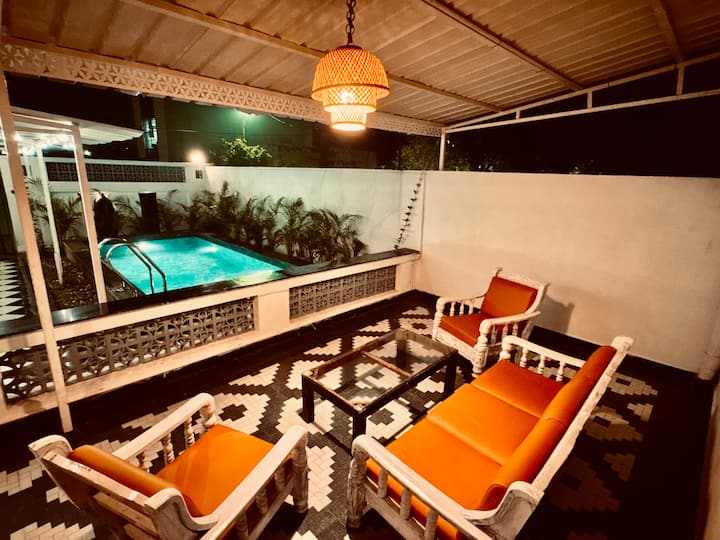 Areca Palms Villa 4bhk With Pvt Pool And Patio - Noida