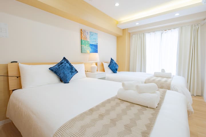 駅近1分/2ベッドルーム/最大6人/四天王寺/梅田・天王寺へ乗換なし/アクセス便利/501 - Japón