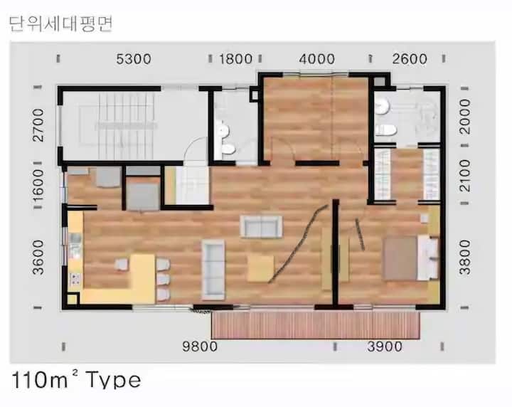 #7월1일 수영장 오픈 #덕포 최고시설 오션뷰 #럭셔리 독채 34평 #수영장/바베큐장 무료 - Geoje-si