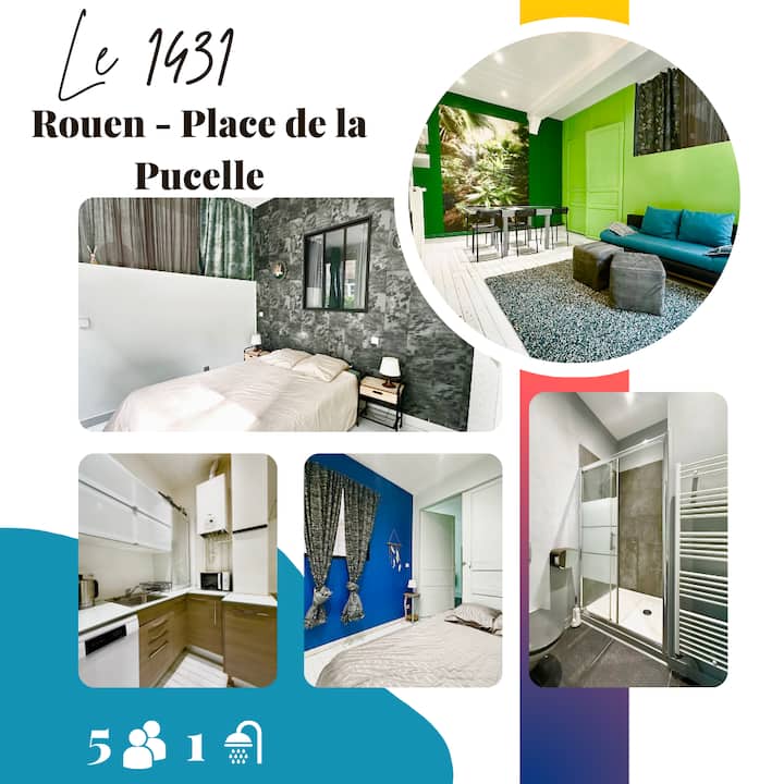 Le 1431 - 5p - 2ch - Centre Ville - Rouen