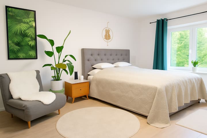 Sun Terrace & 2 King-size Rooms- Near City & Quiet - Berlin