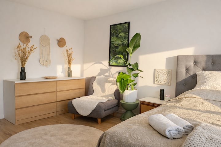 Sun Terrace & 2 King-size Rooms- Near City & Quiet - Berlín