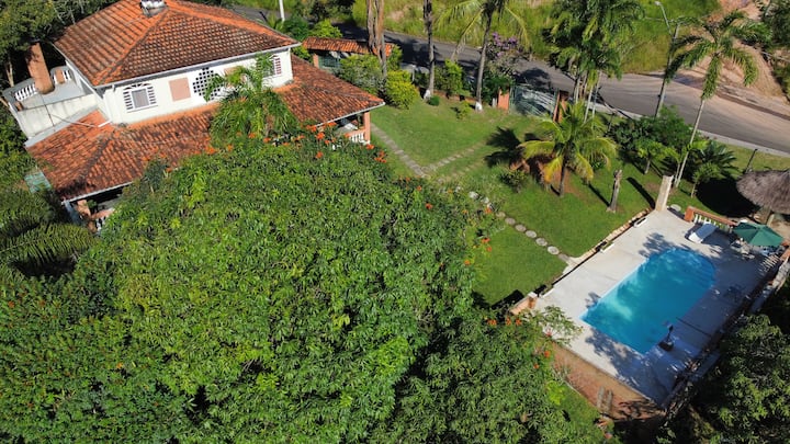 Refúgio No Campo Com Piscina E 5.000m² De Natureza - Águas de São Pedro