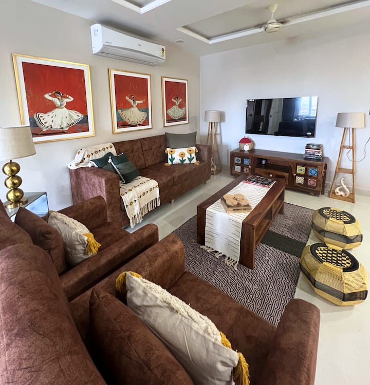 Spacious 3 Bhk.
Modern,comfort |Jaipur Tradition. - Jaipur
