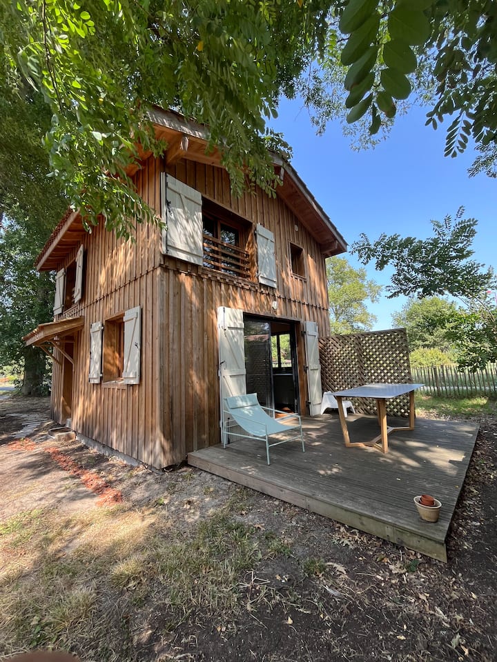 Maison En Bois Cosy Et Familiale - Lit-et-Mixe