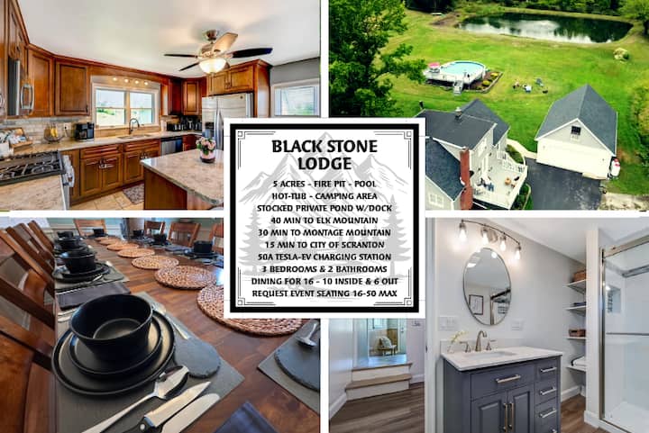 Pond & Kayaks, Chefs Kitchen, 5g Wifi, Ev Charging - Lake Winola, PA