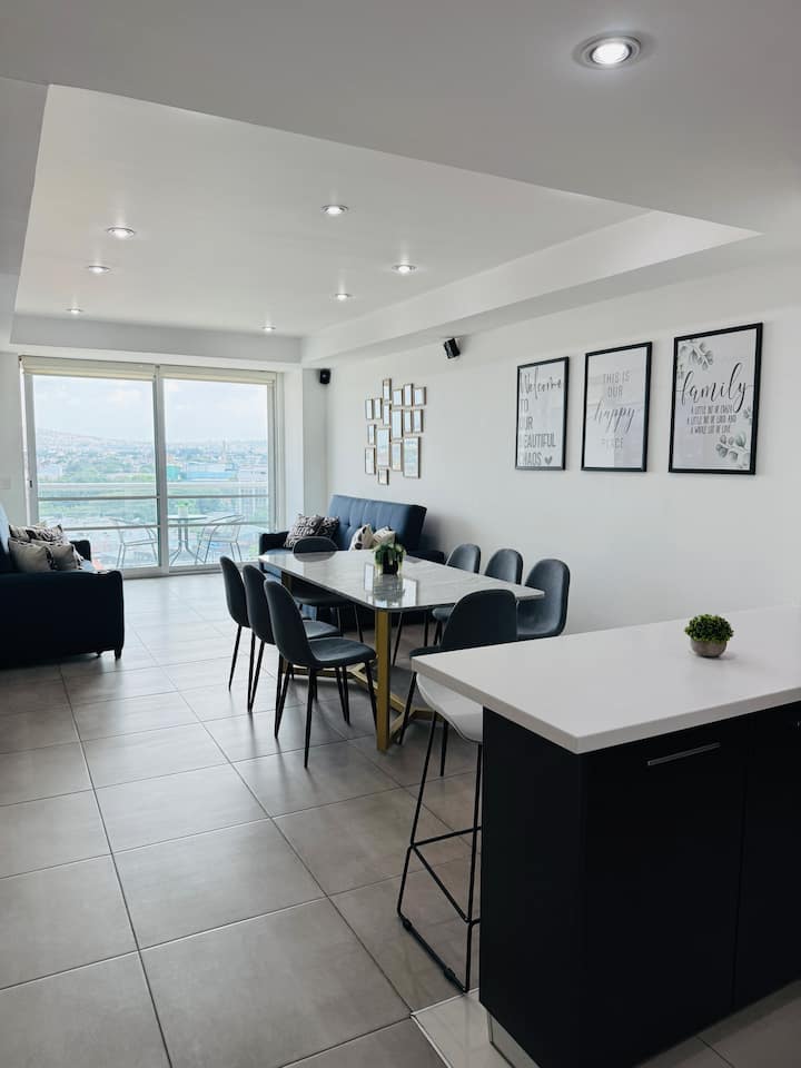 Depa 6p/hermoso Depa/alberca Asadores áRea Infanti - Guadalajara, Mexico