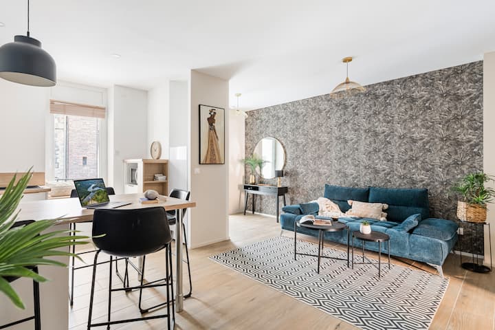 Appartement Moderne 2 Chambres – Proche Gare Tgv - Roche-la-Molière