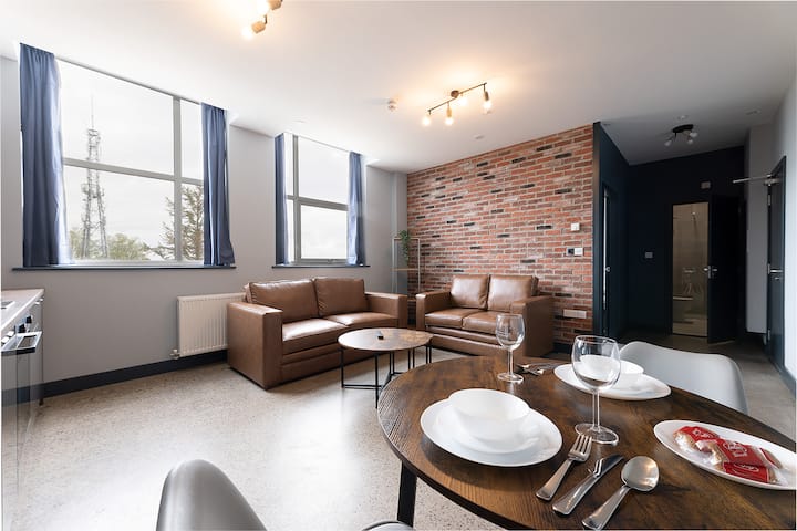 Stylish 1br Flat With Free Parking - Newcastle upon Tyne