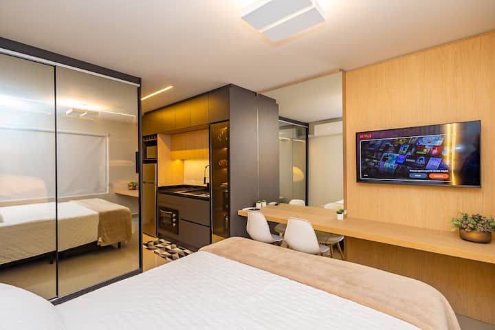 Apto Mobiliado No Muv Conforto E Estilo - Curitiba