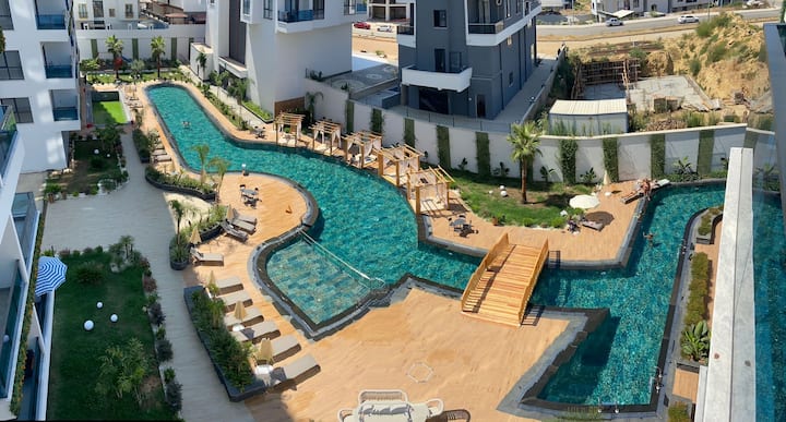 Green Ocean Балкон с Видом на Рай 29 - Mahmutlar