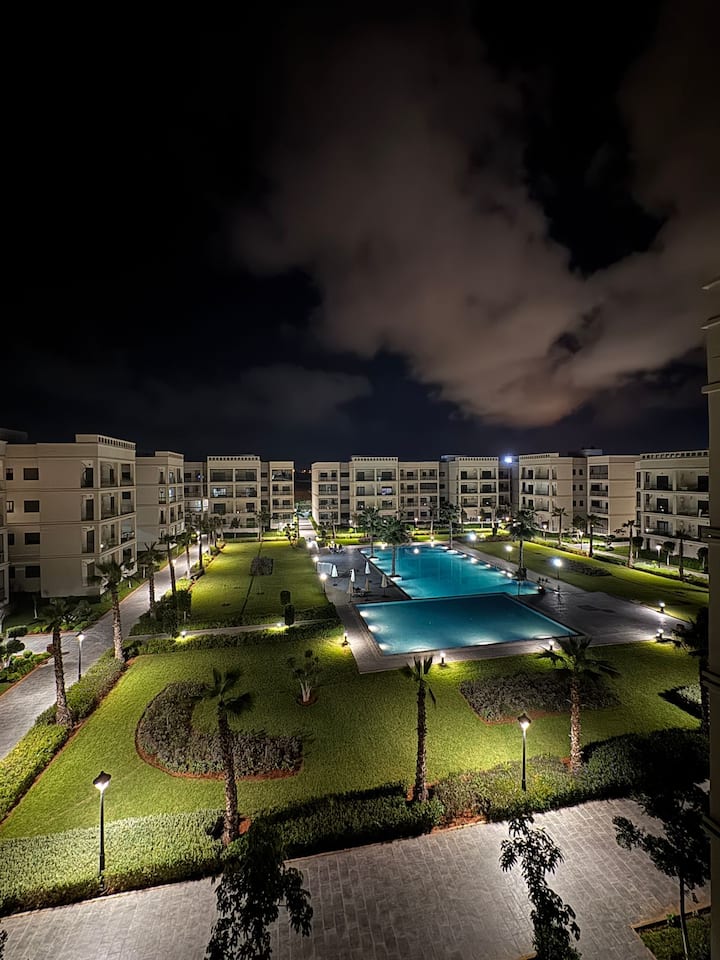 Appartement Luxe 101m² Costa Beach 3 Avec Piscine - Bouznika