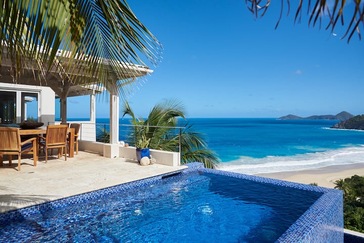 Villa Soleil, 3 Bds, Pool, Walk To The Beach - セント・ジョン島