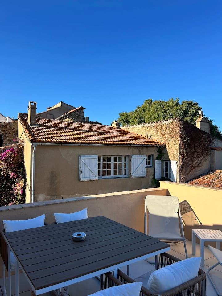 Maison Gassin Proche Saint Tropez, Rooftop - Ramatuelle