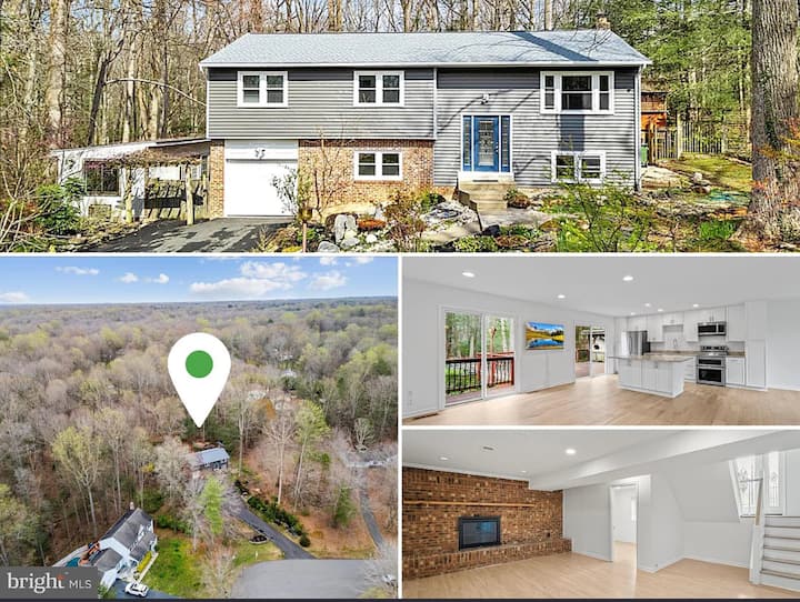 Luxe 5br Retreat With Deck, Game Room, Pizza Oven - Manassas, VA